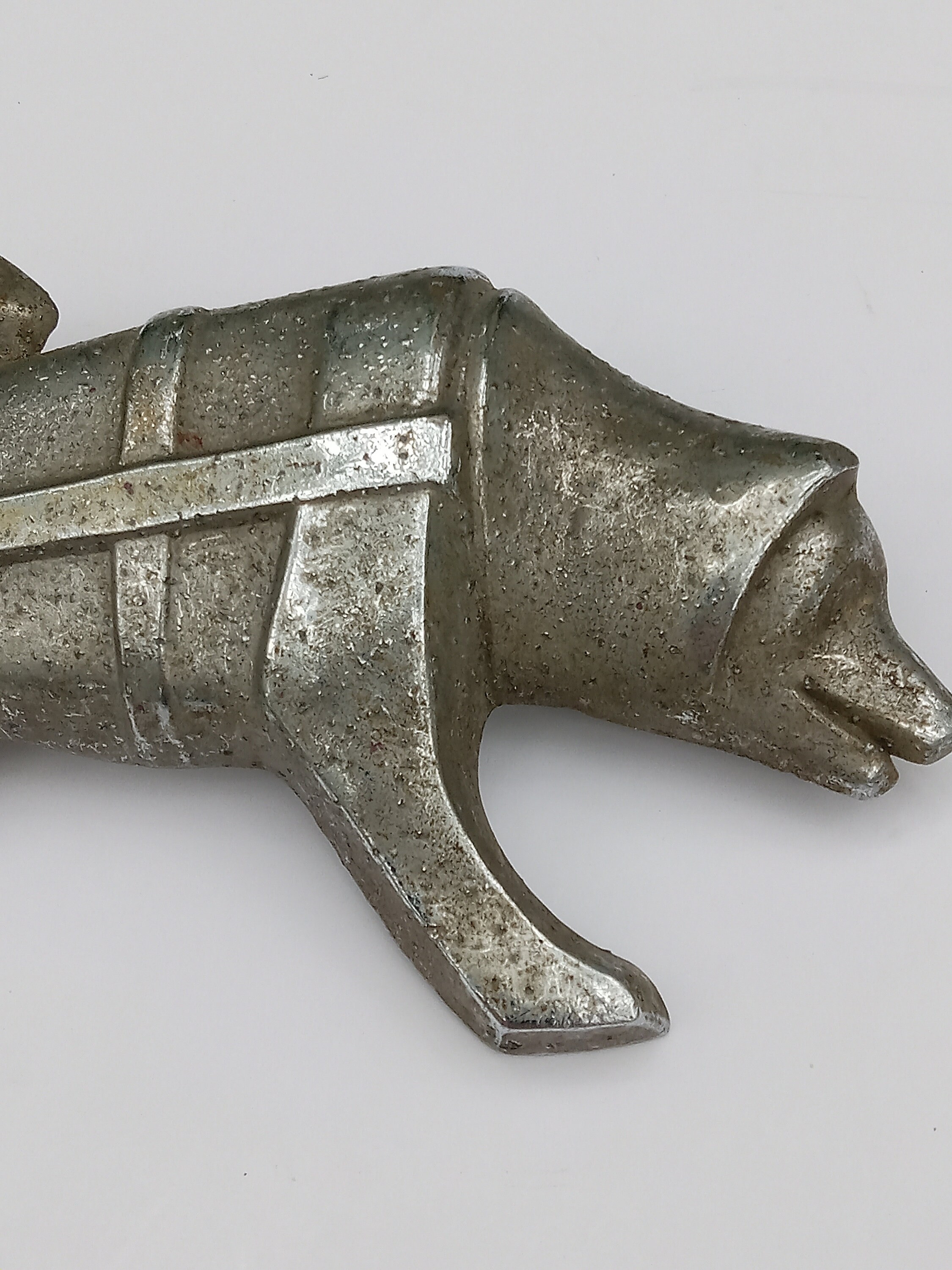 Vintage 1950-60's Brockway Truck Rh Husky Emblem Original Metal, Patina ...