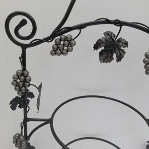 Vintage Two Tier Pie Stand Rack W/ Grape Vine. Grape Clusters, Grape ...