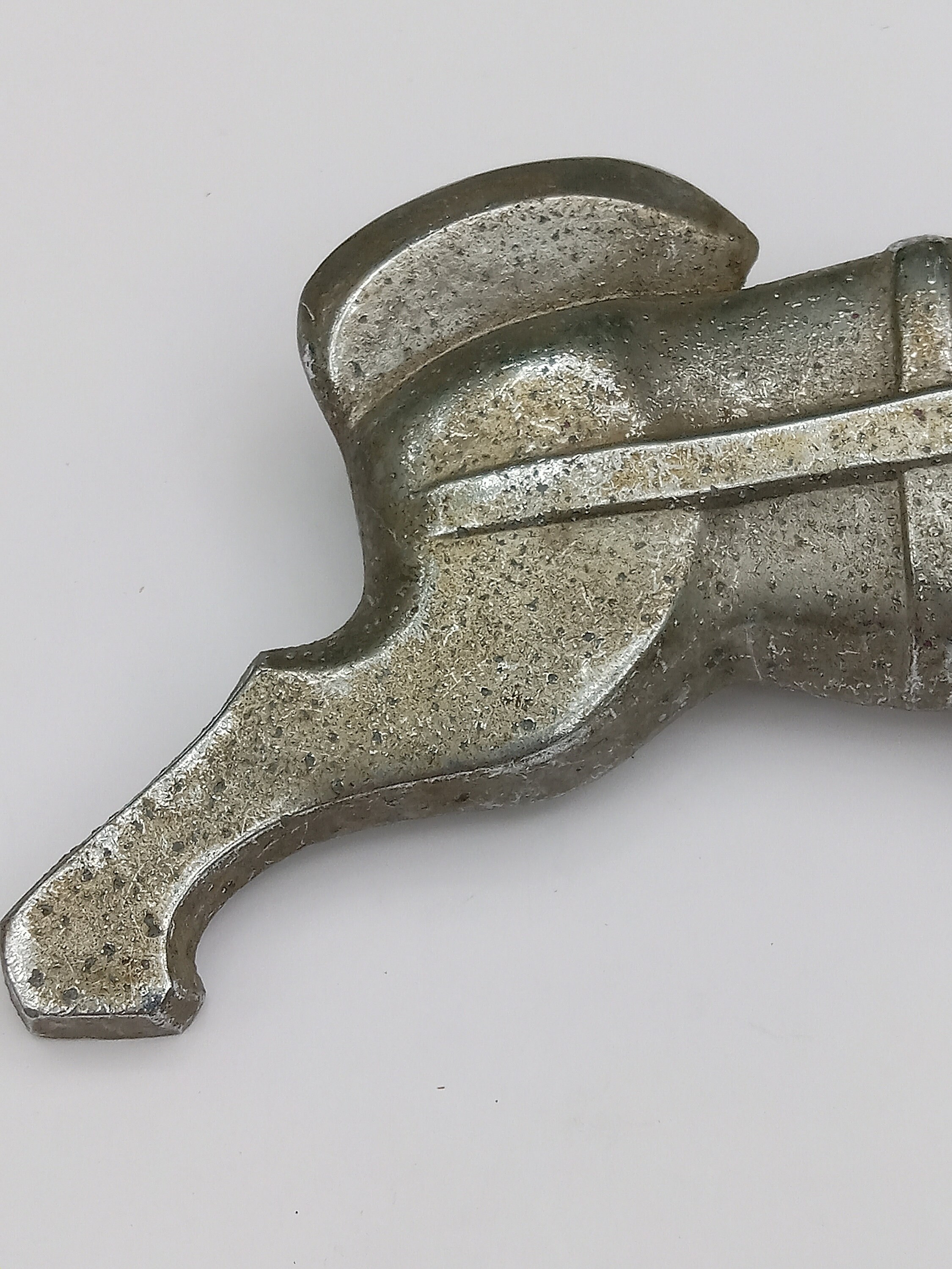Vintage 1950-60's Brockway Truck Rh Husky Emblem Original Metal, Patina ...