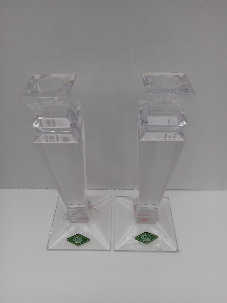 Vintage Shannon Crystal Designs of Ireland 24% Lead Crystal Candle ...