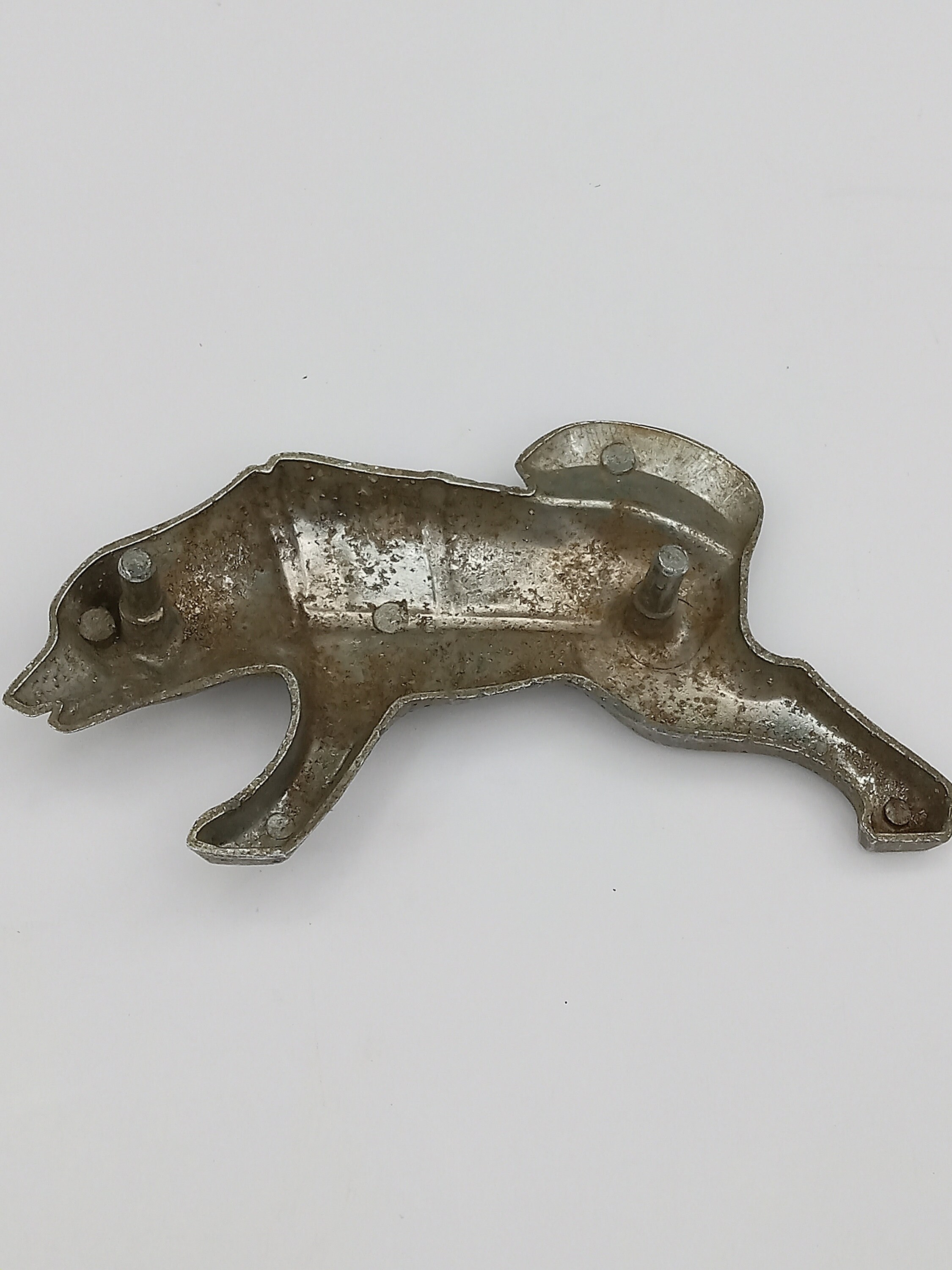 Vintage 1950-60's Brockway Truck Rh Husky Emblem Original Metal, Patina ...