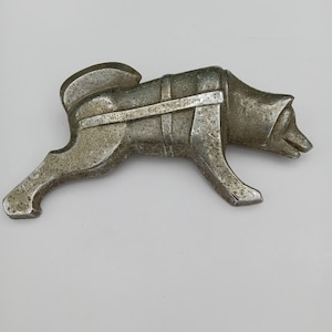Vintage 1950-60's Brockway Truck Rh Husky Emblem Original Metal, Patina ...