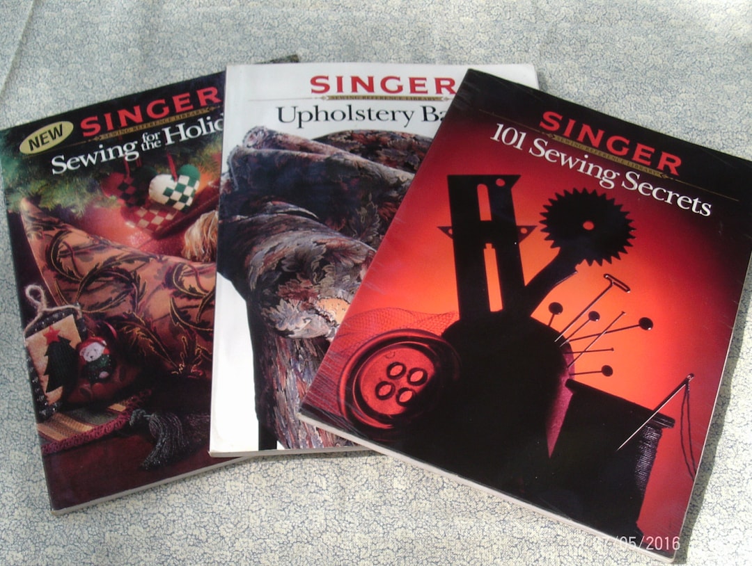 Vintage Singer Sewing Books,sewing for the Holidays,101 Sewing Secrets ...