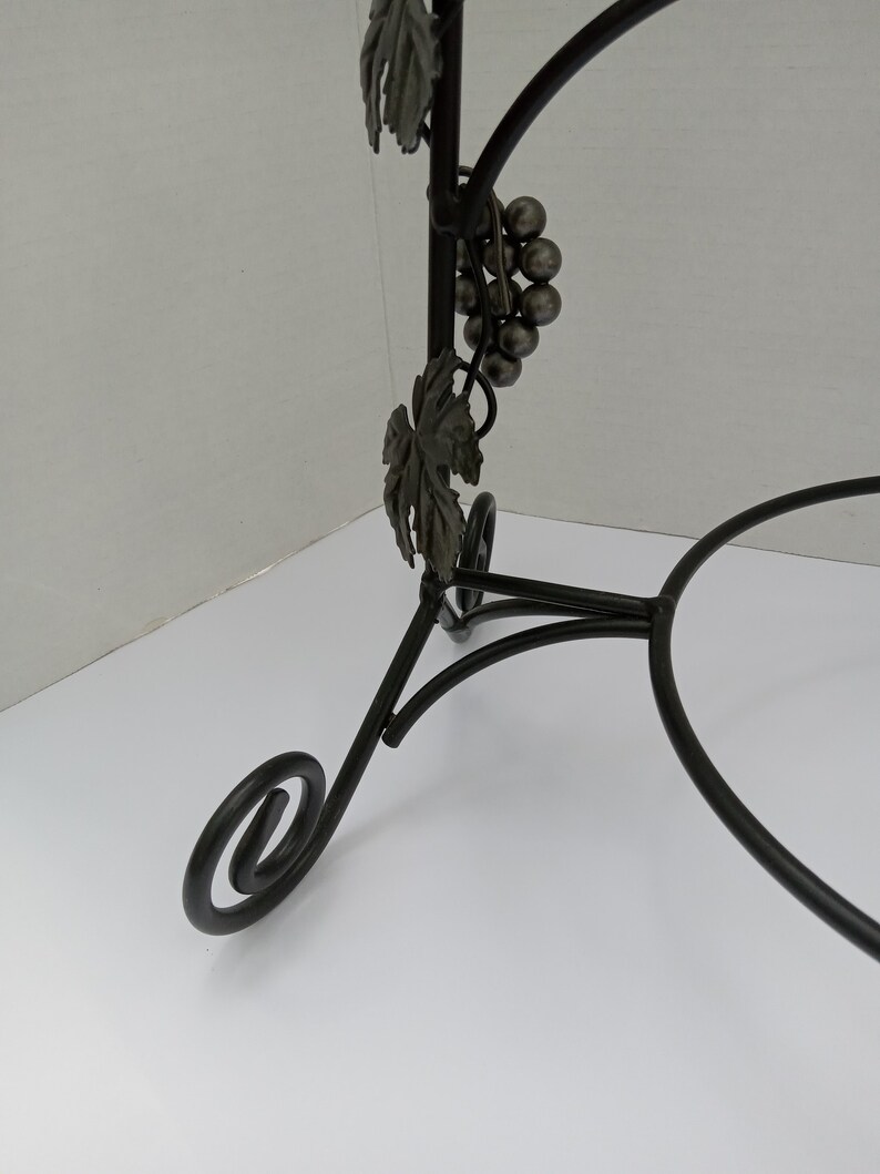 Vintage Two Tier Pie Stand Rack W/ Grape Vine. Grape Clusters, Grape ...