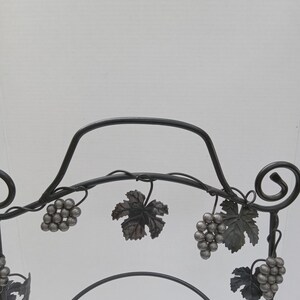 Vintage Two Tier Pie Stand Rack W/ Grape Vine. Grape Clusters, Grape ...