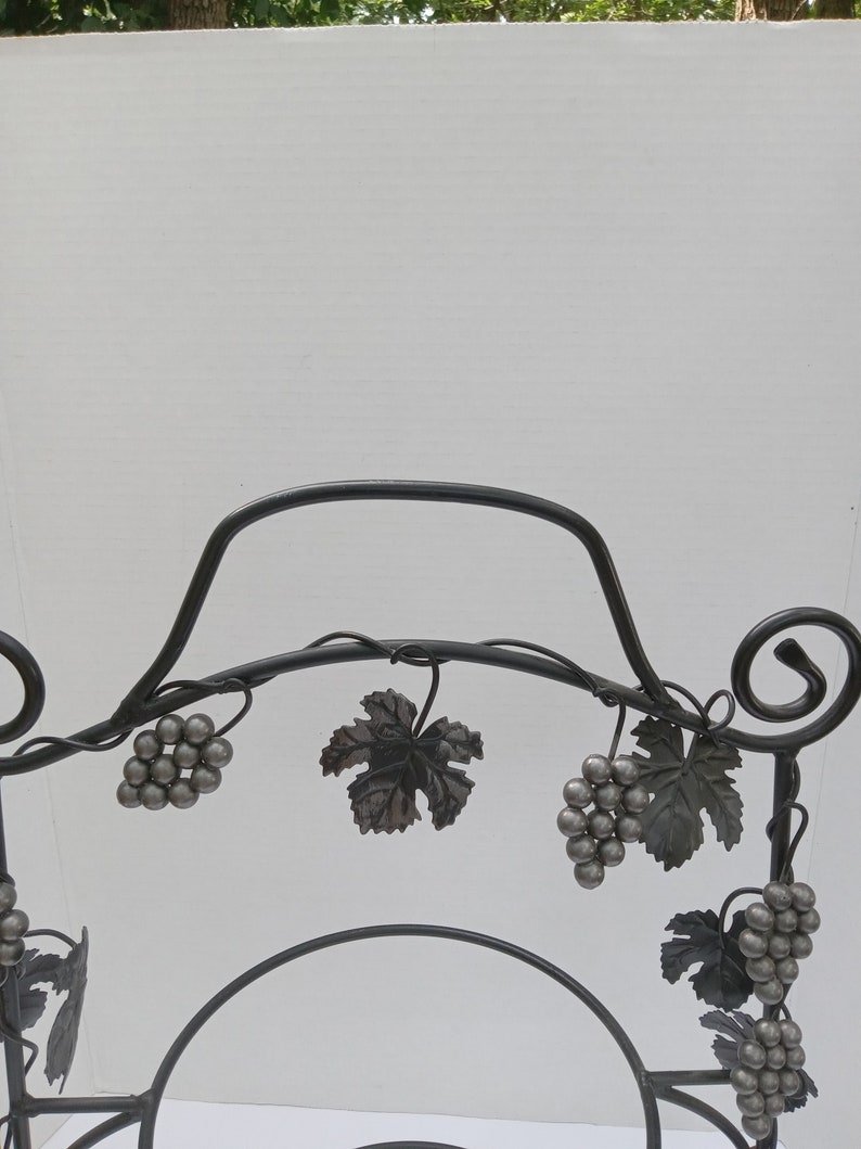 Vintage Two Tier Pie Stand Rack W/ Grape Vine. Grape Clusters, Grape ...