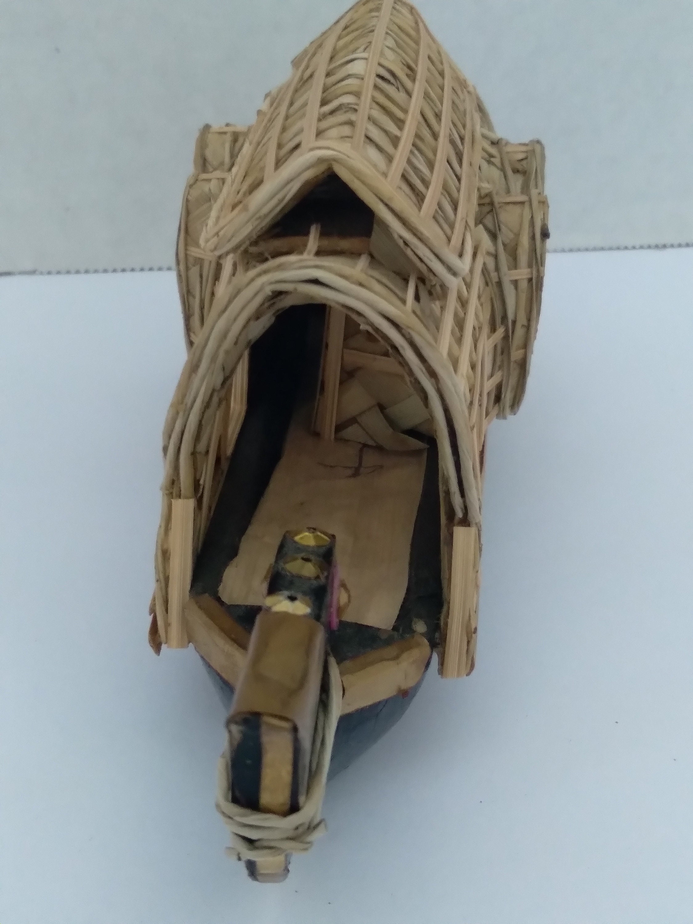 Wood Hand Crafted Boat Kettuvallam, Kerala House Boat, Model Boat ...