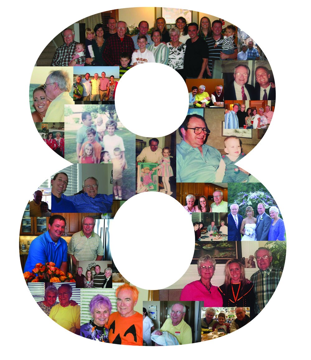 Large 14" Tall Picture Collage Numbers and Letters Laminated - Etsy ...