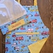 Boys Apron, Girls Apron, School Bus, Police, Firefighter, Reversible ...