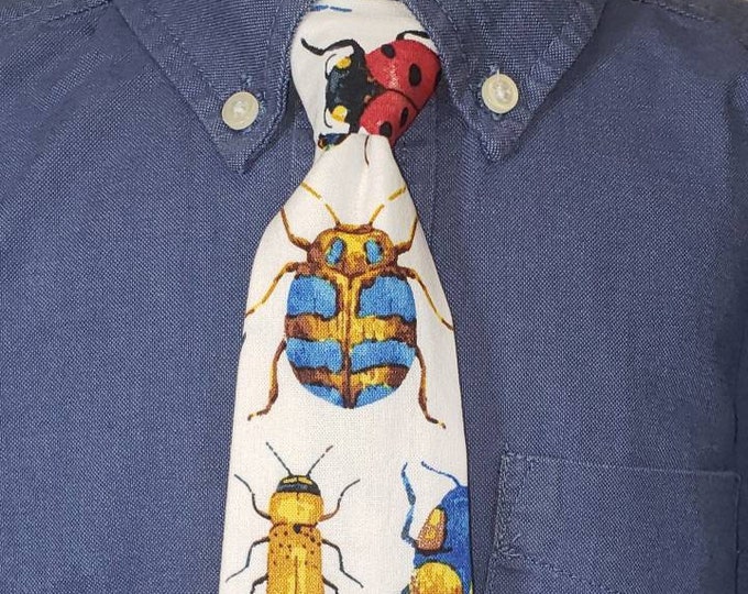Boy's Tie - Bug Tie - Bugs - Pre Tied Tie - Boy's Necktie - Boy's Neck ...
