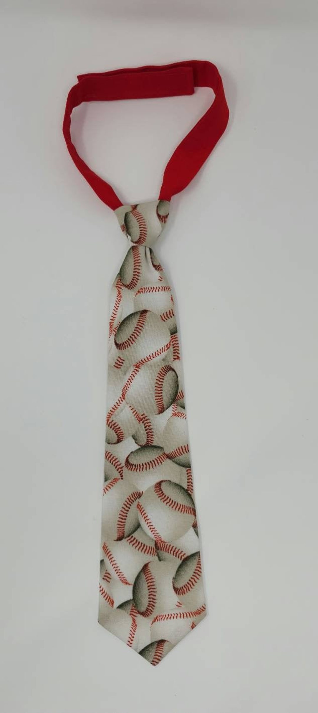 Boy's Tie - Baseball Tie - Sports - Baseball - Etsy