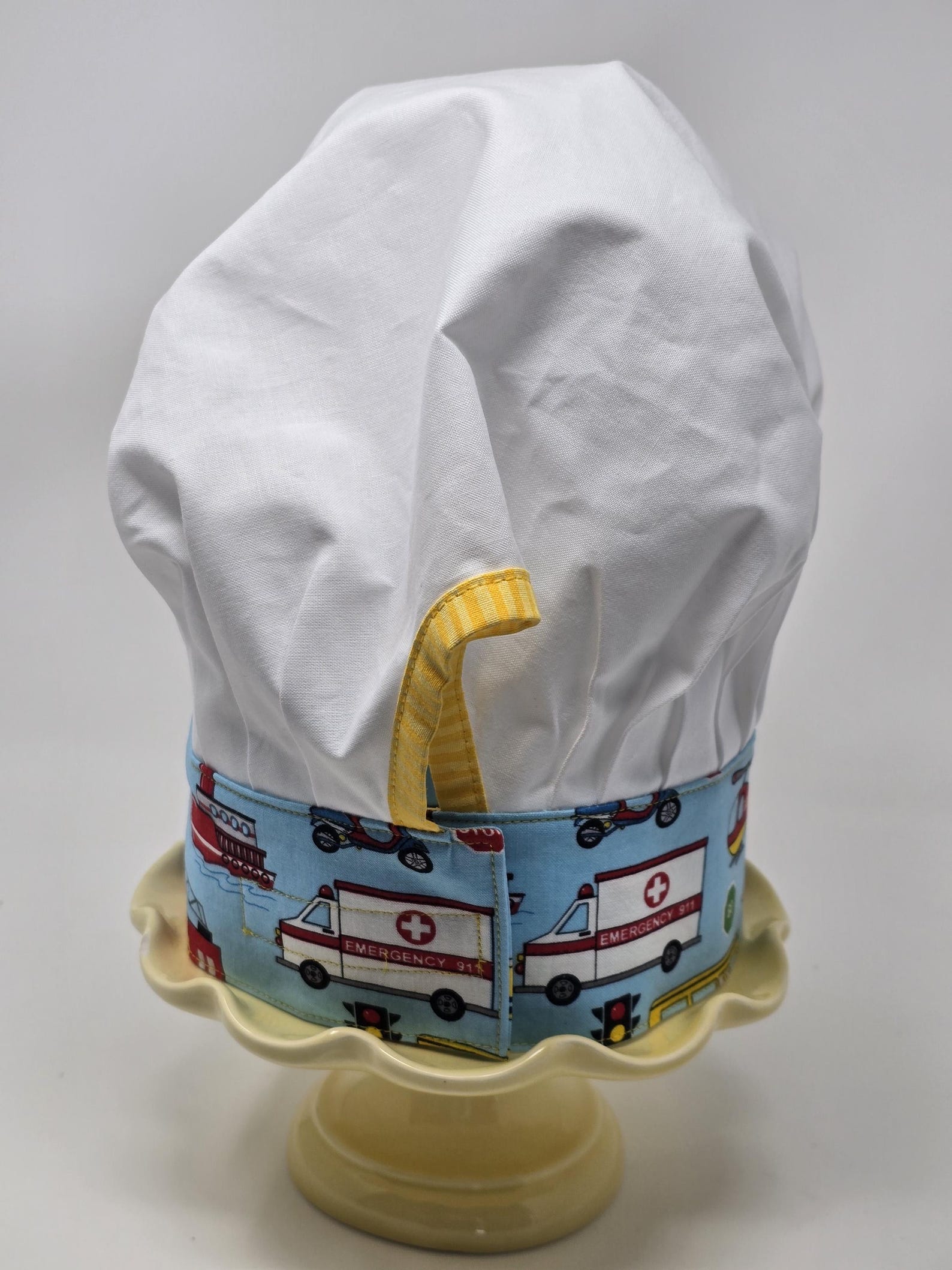 Boys Apron, Girls Apron, School Bus, Police, Firefighter, Reversible ...