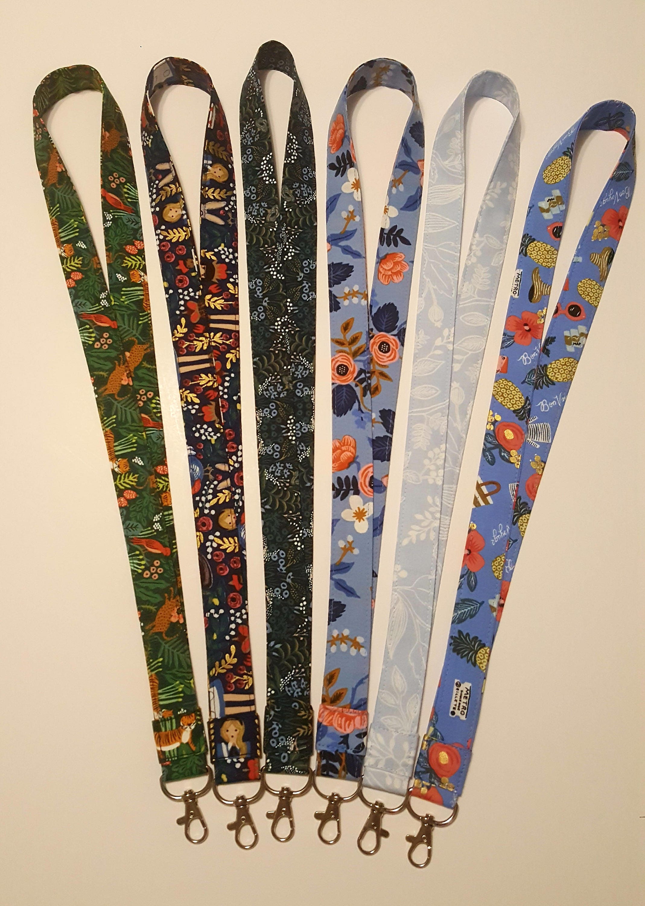 Rifle Paper Co. Fabric Lanyard - Etsy
