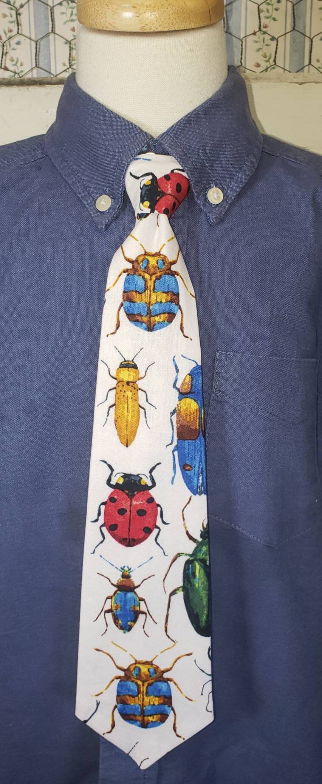 Boy's Tie - Bug Tie - Bugs - Pre Tied Tie - Boy's Necktie - Boy's Neck ...