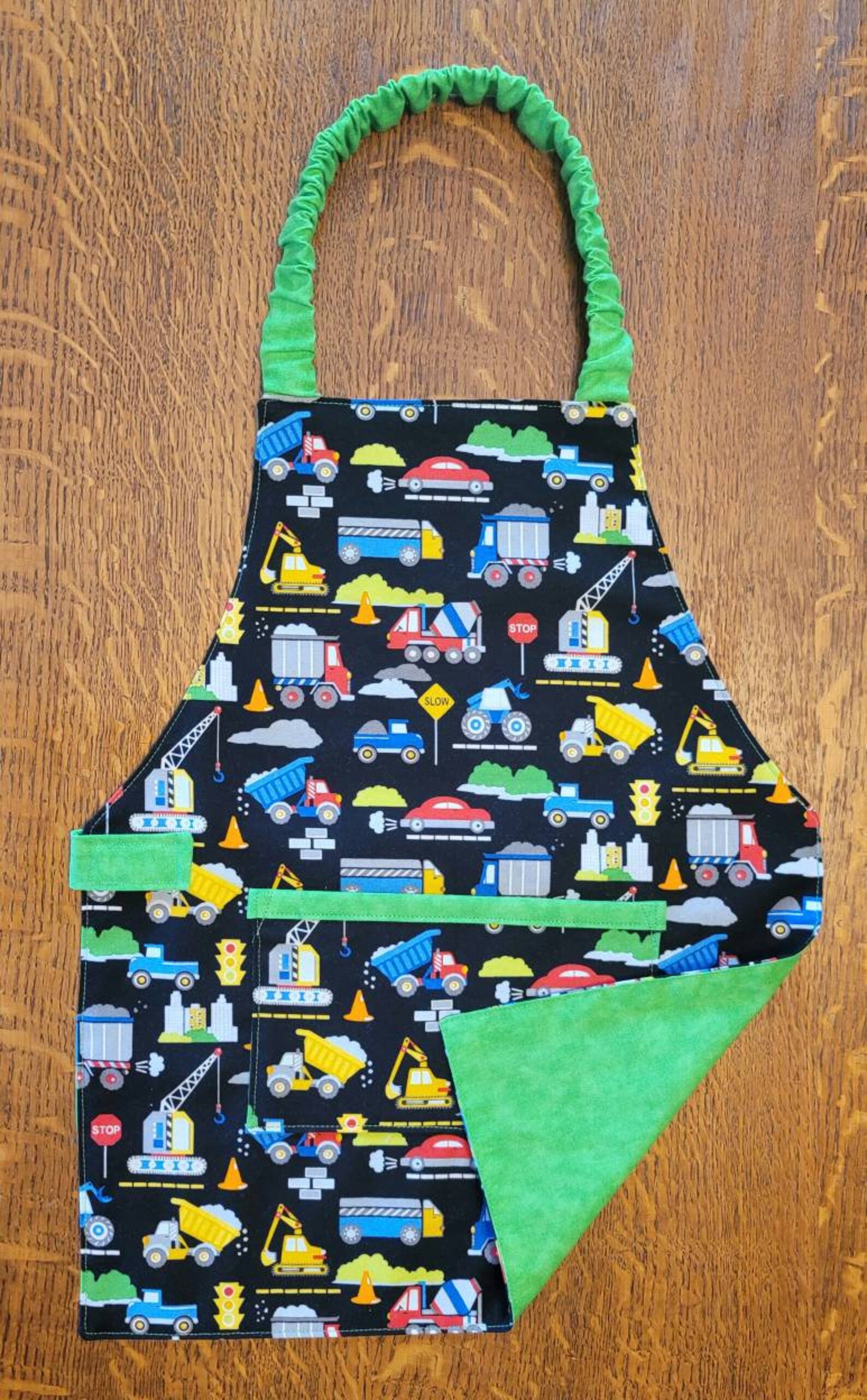 Construction Apron, Montessori Apron, Boy's Apron, Girl's Apron, Child ...