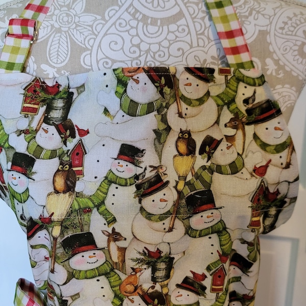 Snowman Apron - Etsy