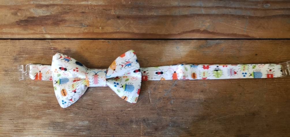 Boy's Tie or Bow Tie - Bug Tie - Bugs - Pre Tied Tie - Boy's Necktie ...