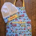 Boys Apron, Girls Apron, School Bus, Police, Firefighter, Reversible ...