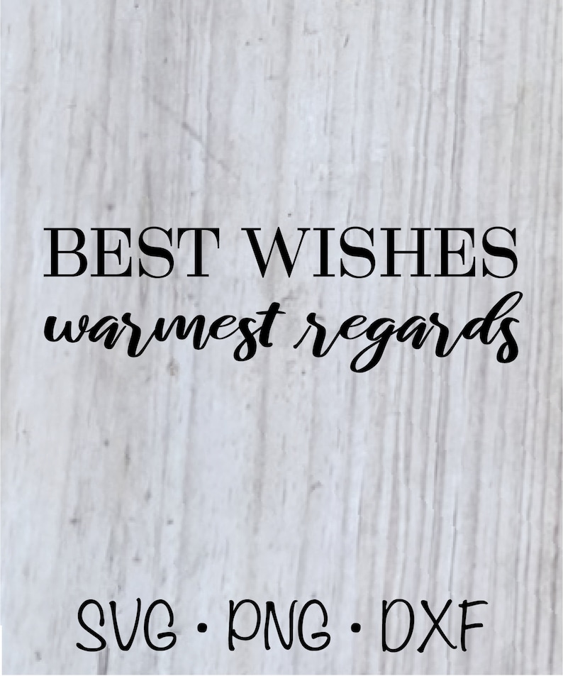 Best Wishes Warmest Regards Schitts Creek SVG Digital - Etsy
