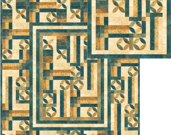 Trillium Ridge Quilt Patterns Allemande Wall Hanging or Bed Quilt ...