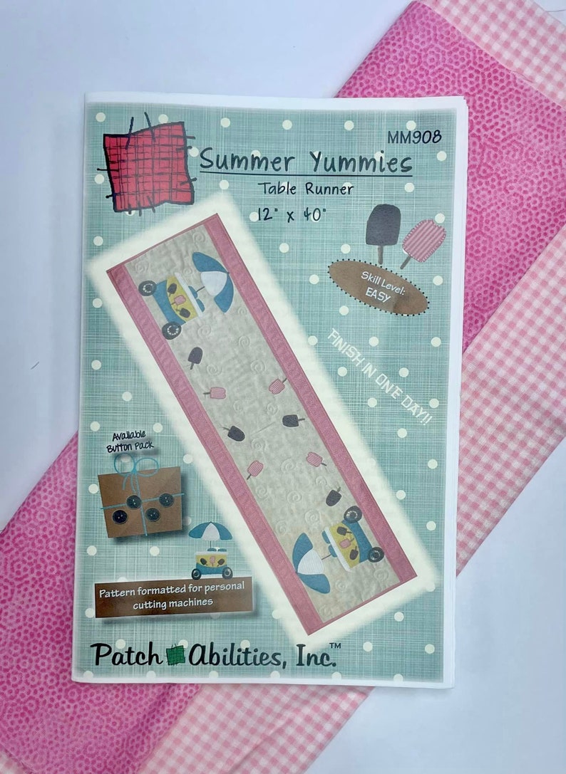 Patch Abilities Summer Yummies Table Runner Kit 12 X 40 - Etsy