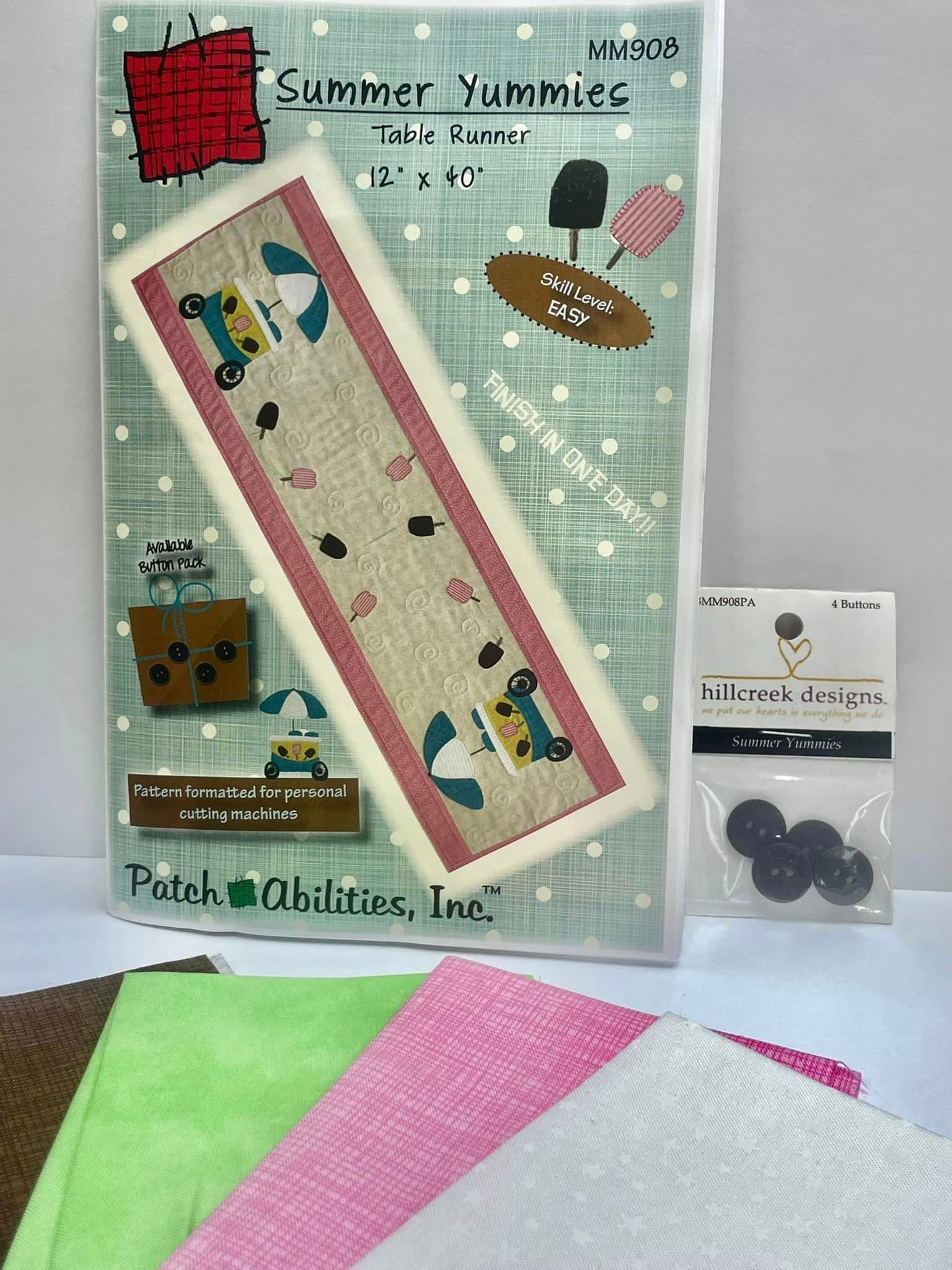 Patch Abilities Summer Yummies Table Runner Kit 12 X 40 - Etsy