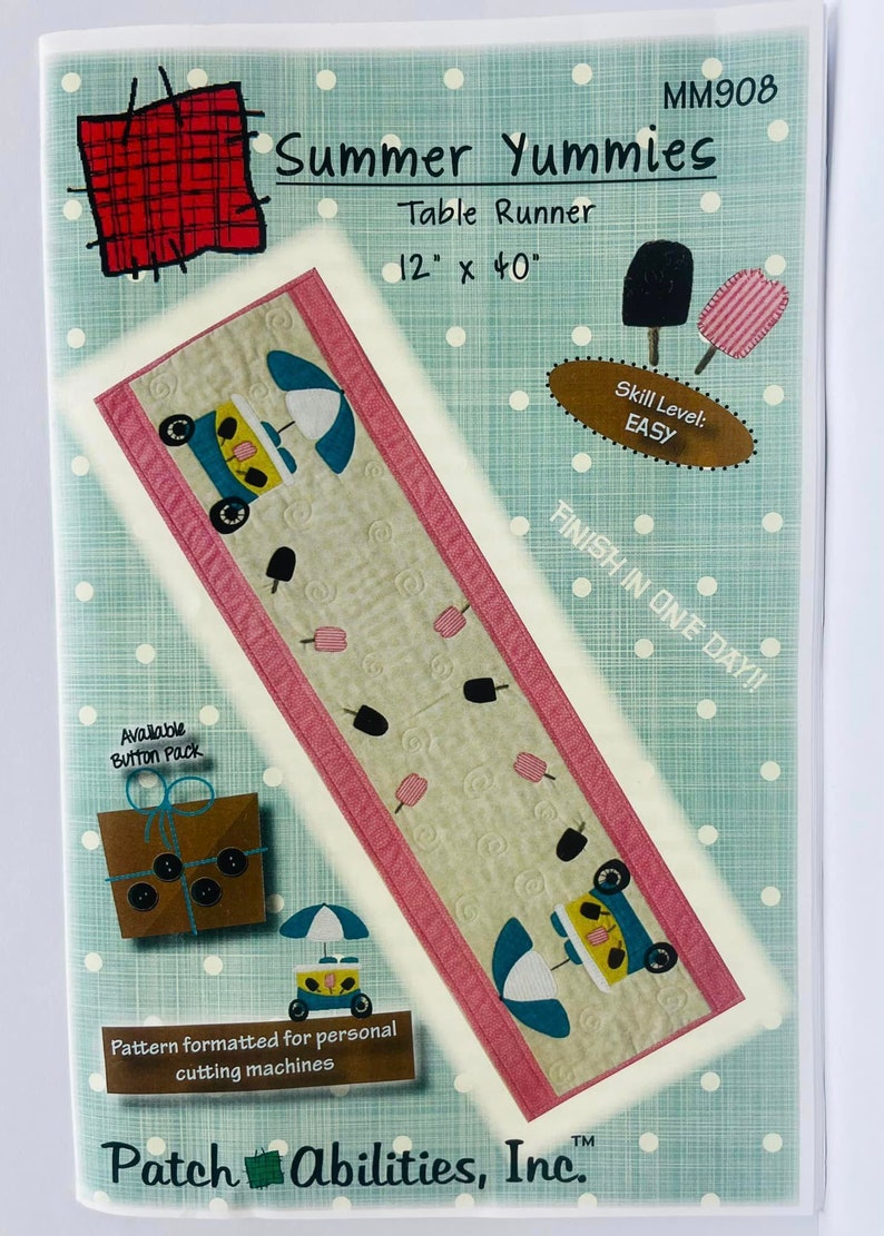 Patch Abilities Summer Yummies Table Runner Kit 12 X 40 - Etsy