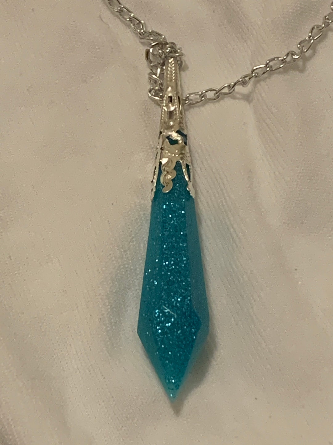 Elsa's Breath Crystal Necklace - Etsy
