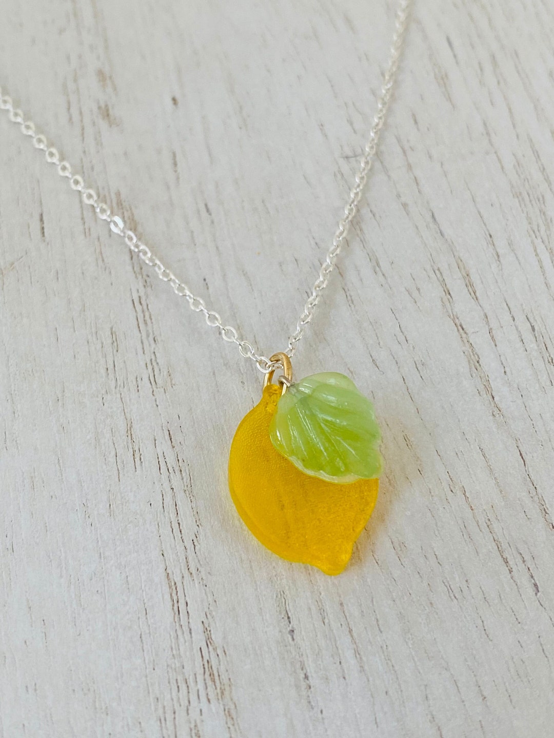 Lemon Drop Necklace 18 Inch - Etsy