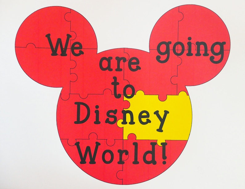 Mickey Scavenger Hunt, Puzzle, Mickey Hunt, Going to the Happiest Place ...