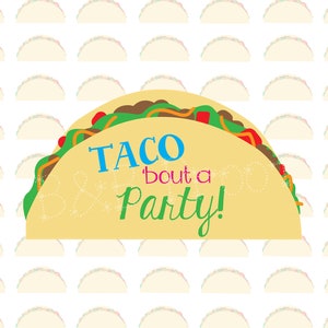 Digital File, Photo Prop, Fiesta Photo Prop, Taco Photo Prop, Cactus ...