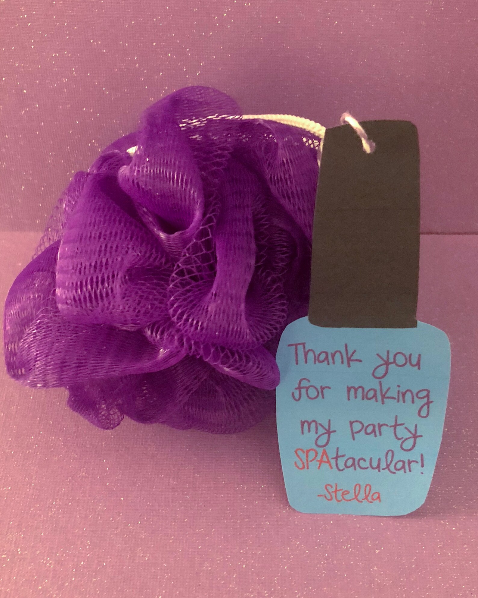 Editable Spa Tag, Spa Birthday, Digital File, Instant Download ...