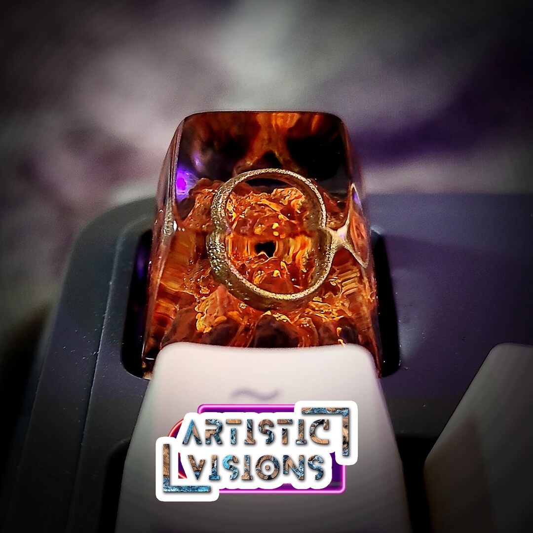 Eye Sauron the Lord of the Rings Keycap , Artisan Keycap , Custom ...