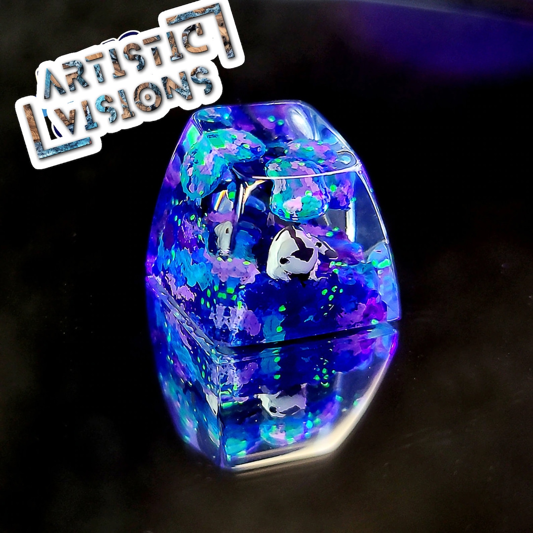 Appa Momo Avatar the Last Airbender Artisan Keycap, Resin, Keycaps ...