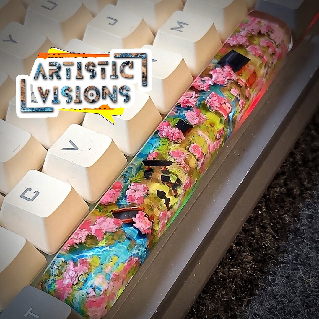 Torii Gate Keycap Japan Scene , Spacebar Artisan Keycap, Keycap Set ...
