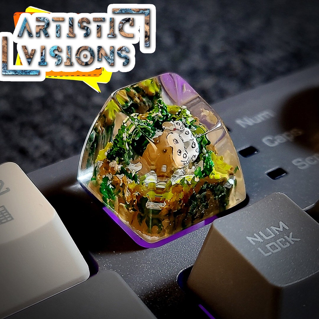 Ice Age Sid Manny Scrat Artisan Keycap , Custom Keycap , Movie Keycap ...