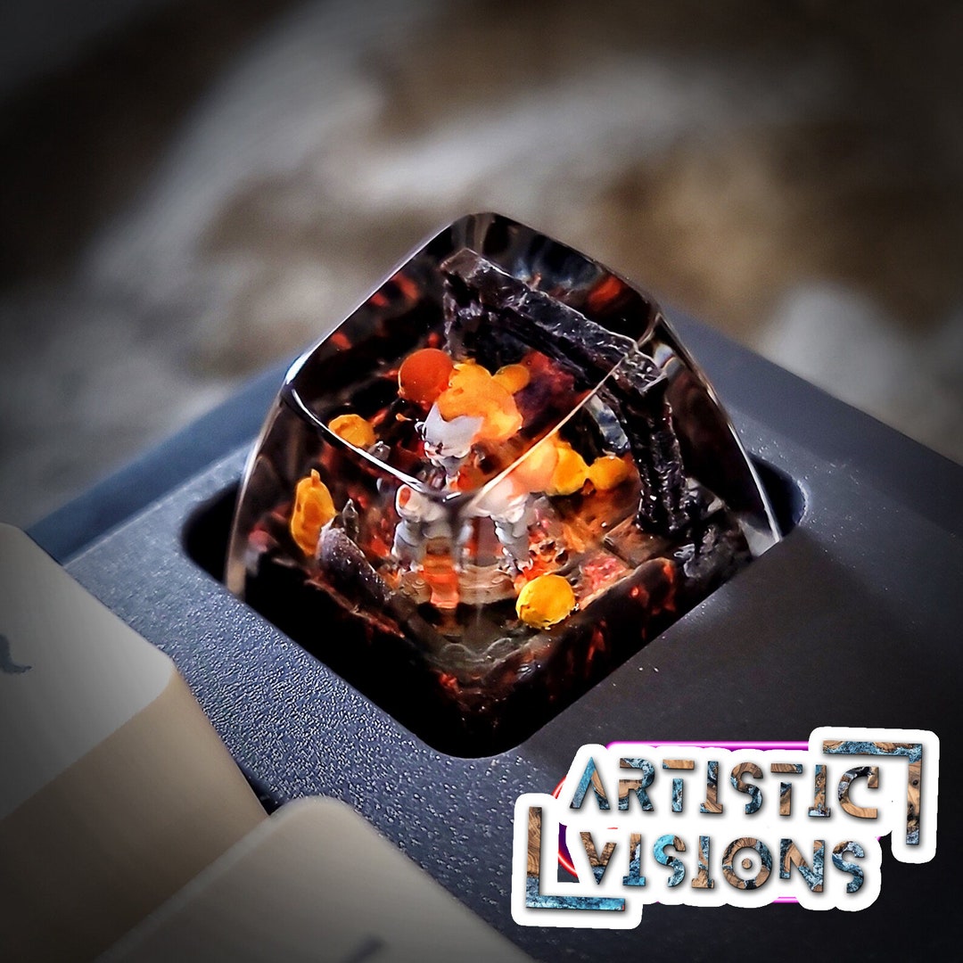 IT Pennywise the Clown Balloon Keycap , Horror Keycap , Halloween ...