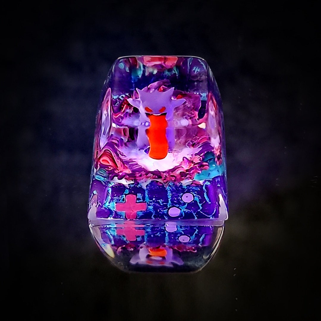 Gengar Pokemon, Pokemon Keycap, Artisan Keycap, Resin Keycap, Keycap ...
