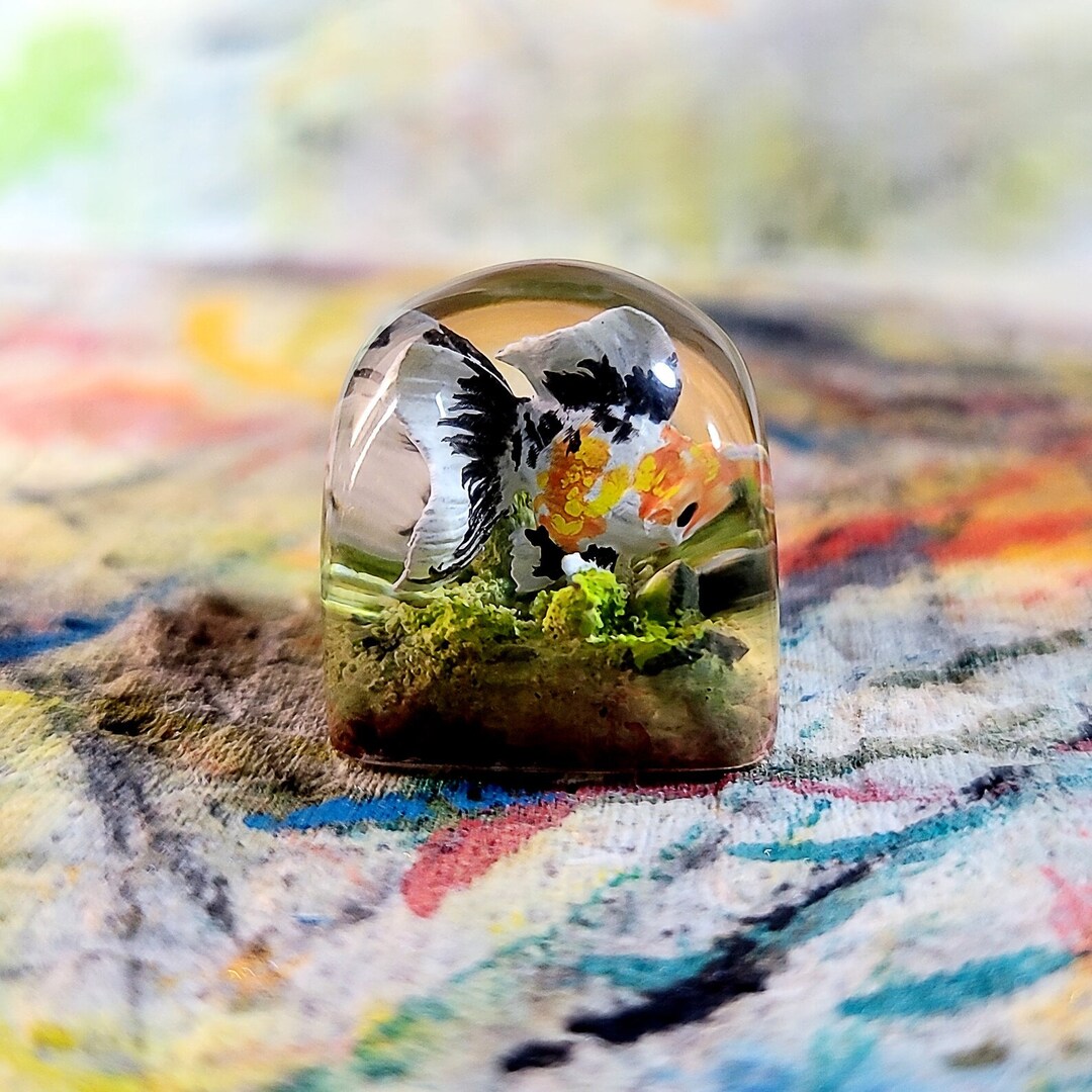 Fish Keycaps, Gold Fish Custom Fish Keycap, Artisan Keycap, Mechanical ...