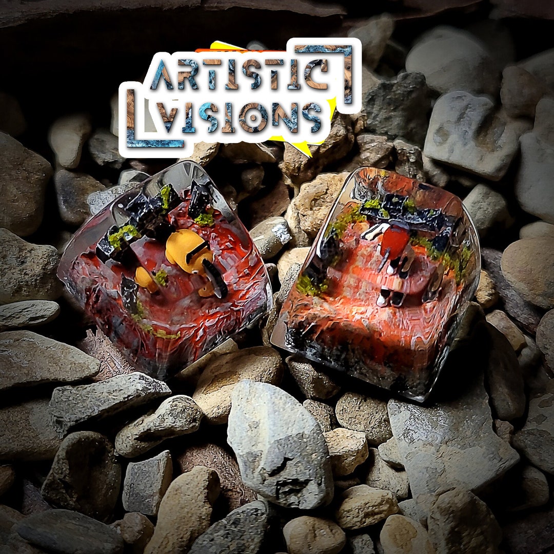 Chainsaw Man Pochita Keycap, Saw Blade Hunter Keycap. Pochita Keycap ...