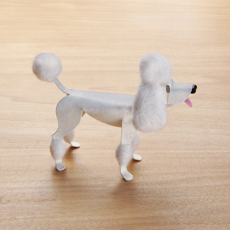 Standard Poodle Dog Sculpture Handmade Copper Miniature - Etsy