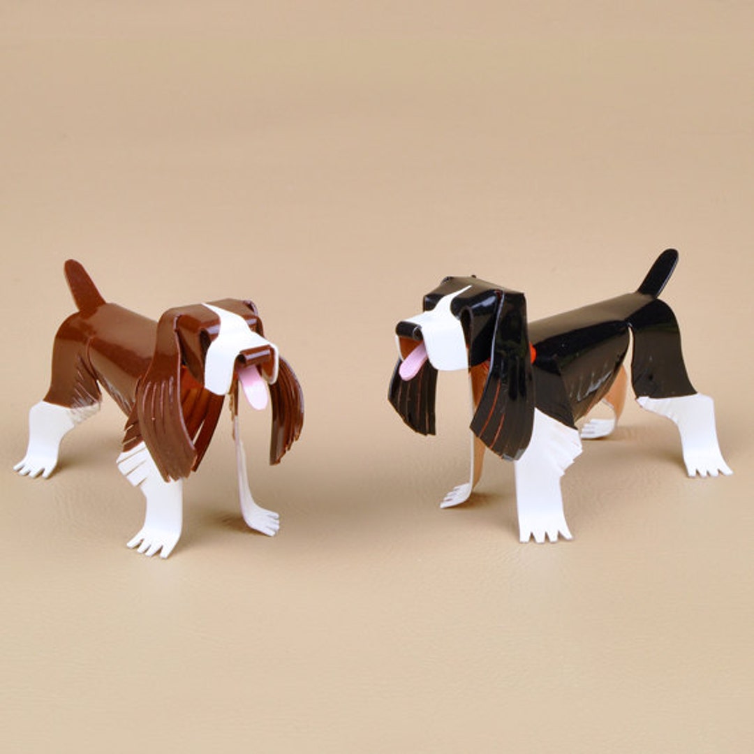 English Springer Spaniel Dog Sculpture Handmade Copper - Etsy