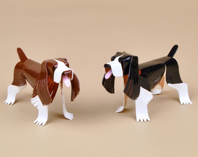 English Springer Spaniel Dog Sculpture Handmade Copper - Etsy