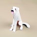 Great Pyrenees Dog Sculpture, Handmade Copper Miniature, Collectible ...