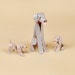 Weimaraner Puppy Handmade Copper Sculpture, Miniature Collectible Dog ...