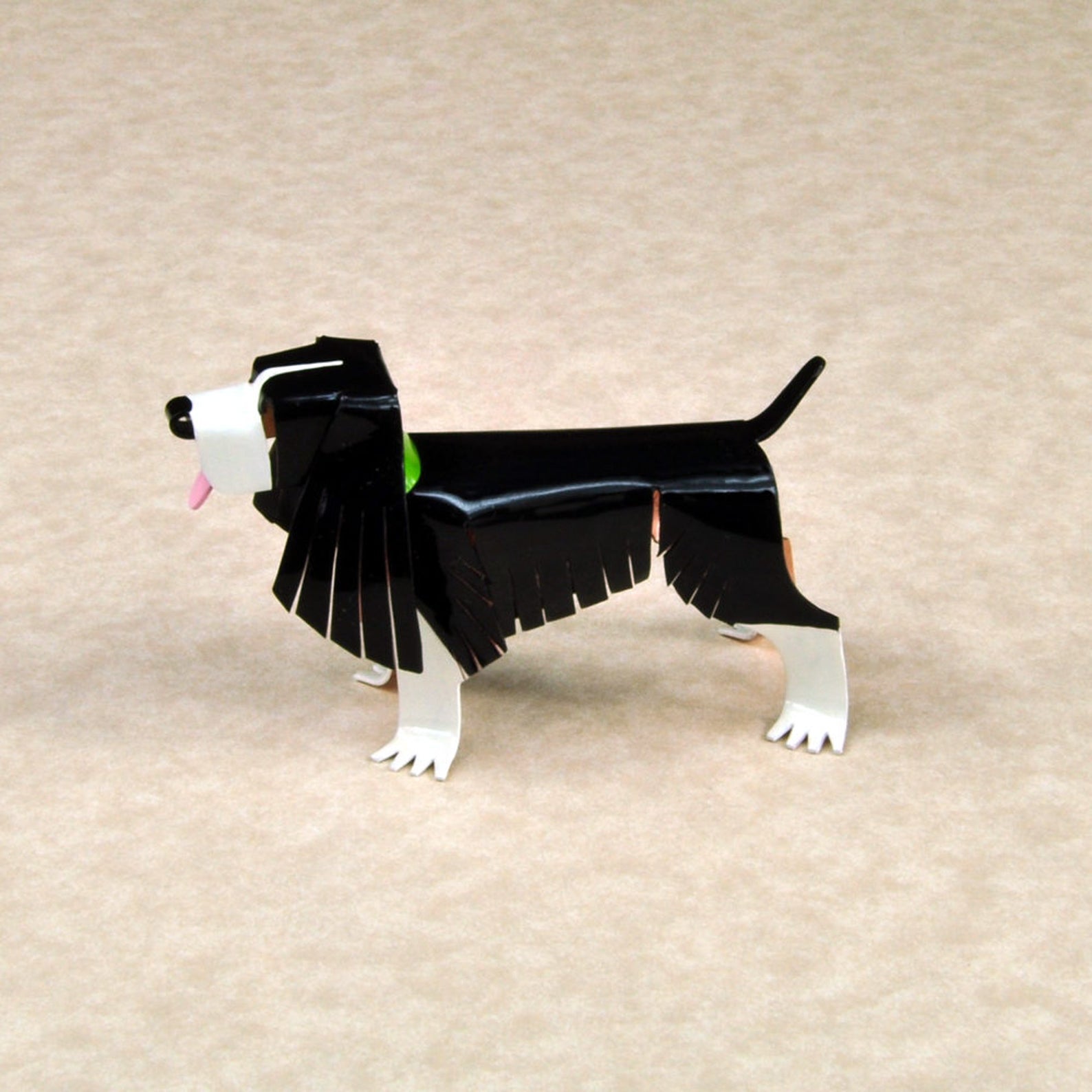 English Springer Spaniel Dog Sculpture Handmade Copper - Etsy