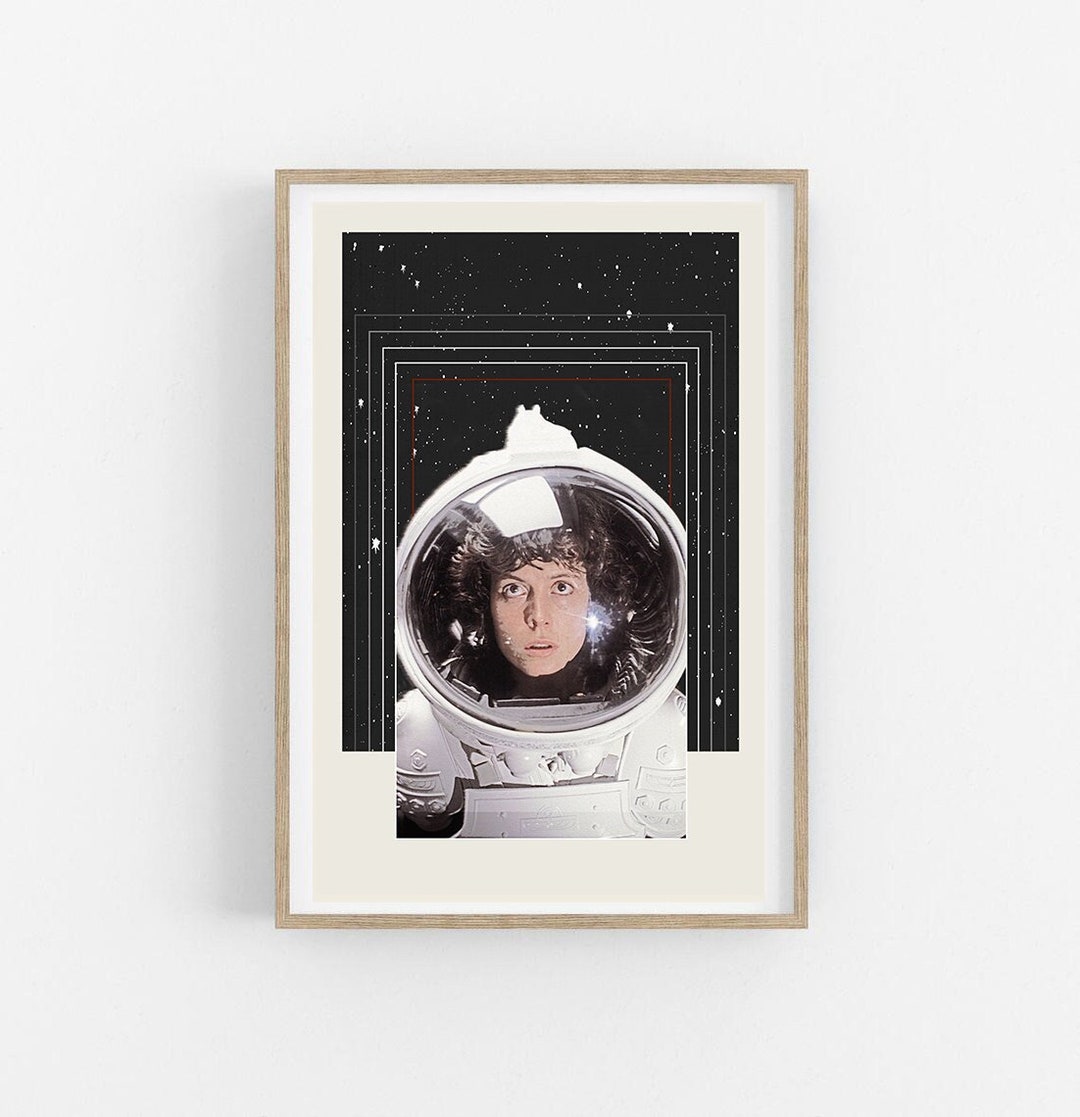 ALIEN POSTER- Alien Print- Movie Poster- Sci Fi Poster- Minimalist ...