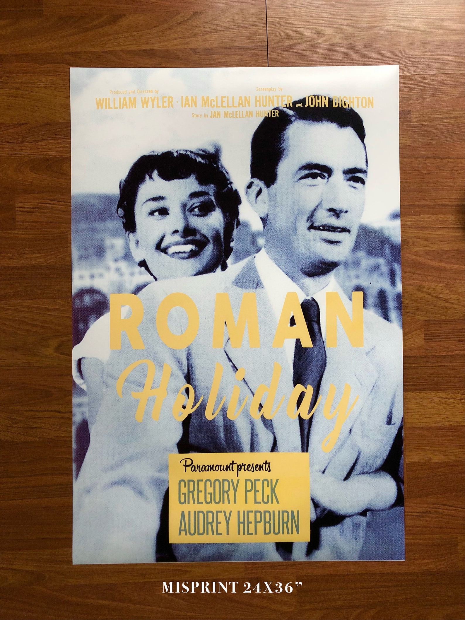 ROMAN HOLIDAY Audrey Hepburn Minimalist Print Movie Poster - Etsy