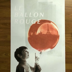 The Red Balloon Movie Poster: Minimalist French Art Print - Etsy