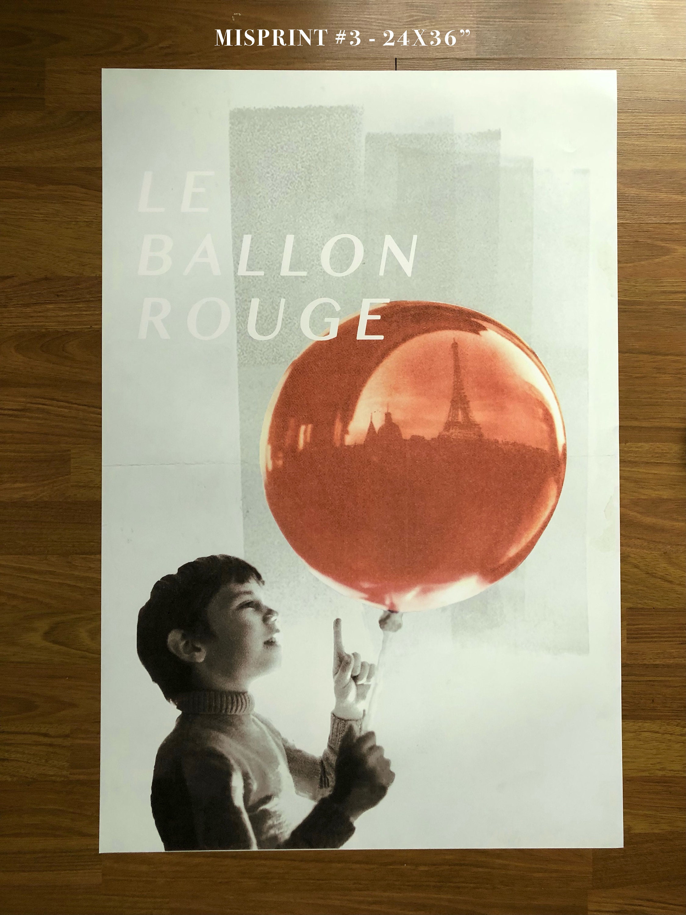 The Red Balloon Movie Poster: Minimalist French Art Print - Etsy